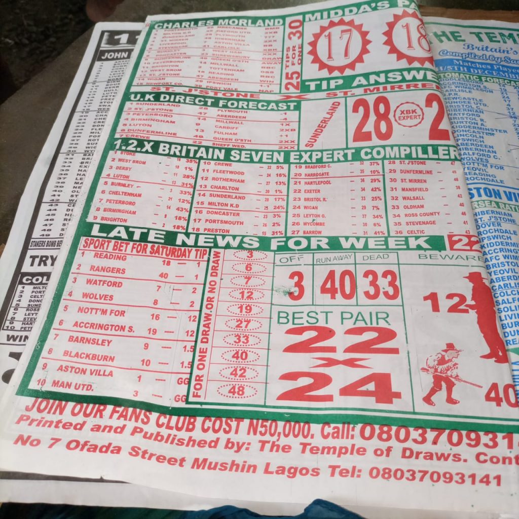 Week 23 Pools RSK Papers 2021: Soccer, Bob Morton, Capital Intl ...