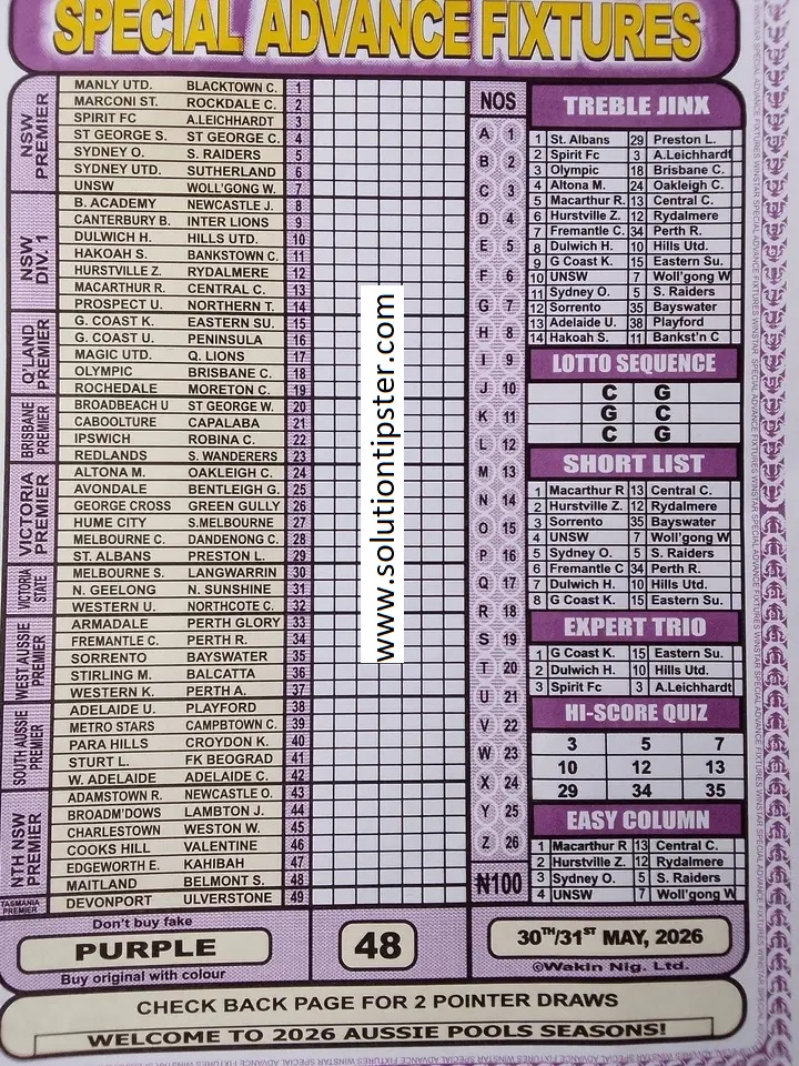 Week 48 Pools RSK Papers 2026: Soccer X Research, Bob Morton, Capital ...